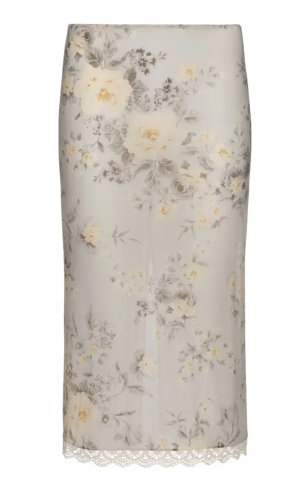 Magda Butrym Printed Midi Skirt