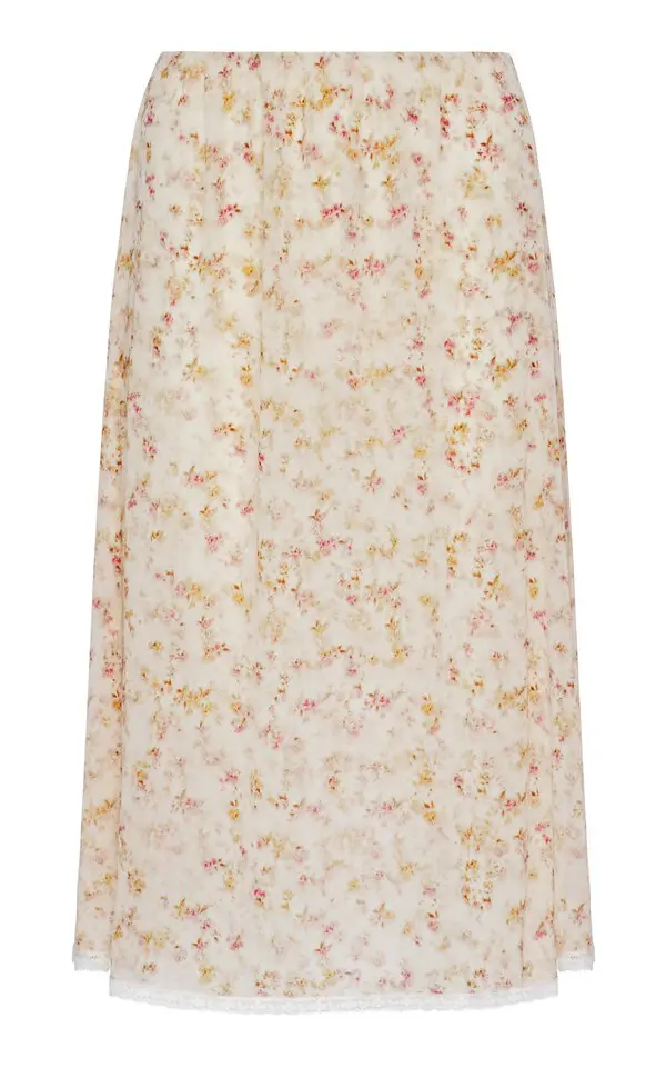 Magda Butrym Printed Midi Skirt