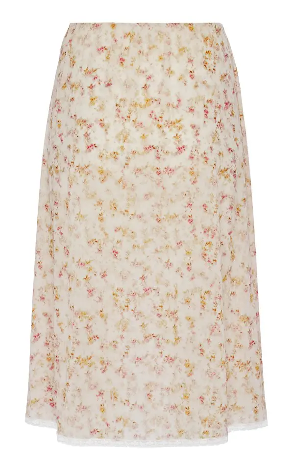 Magda Butrym Printed Midi Skirt