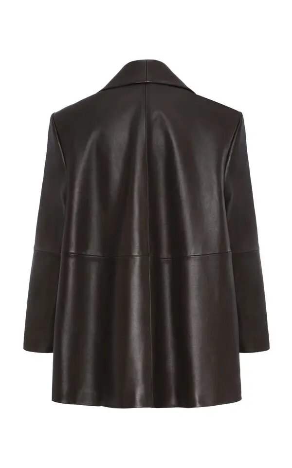 Magda Butrym Relaxed Leather Coat