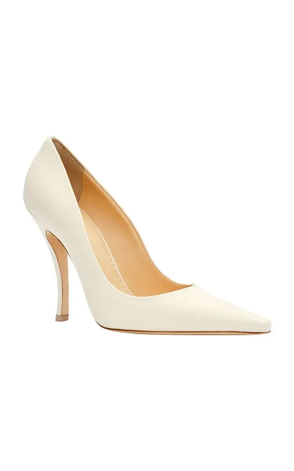Magda Butrym Cream Leather Pumps