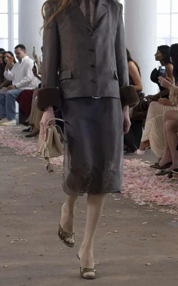 Magda Butrym Collared Silk Shirt