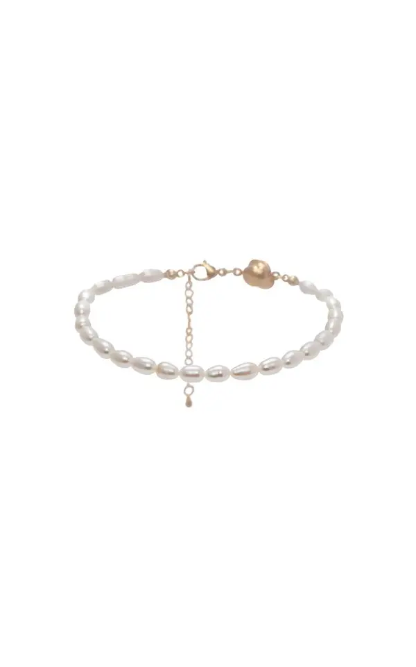 Magda Butrym Pearl Anklet - Ivory
