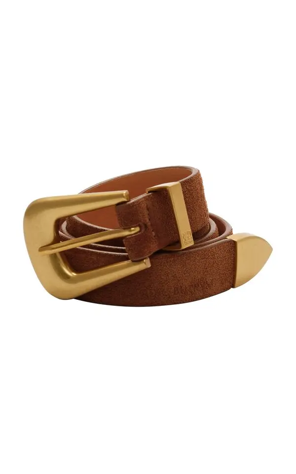 Magda Butrym Camel Suede Belt