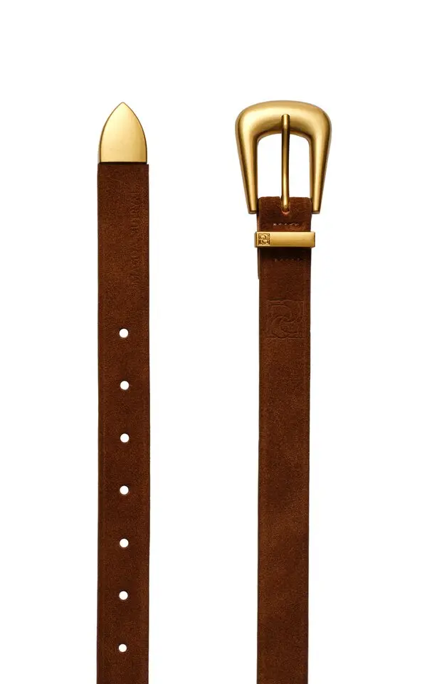 Magda Butrym Camel Suede Belt