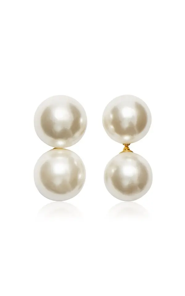 Magda Butrym Pearl Earrings
