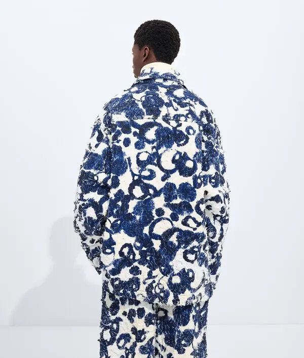 Bottega Veneta Cotton Fil Coupé Printed Overshirt