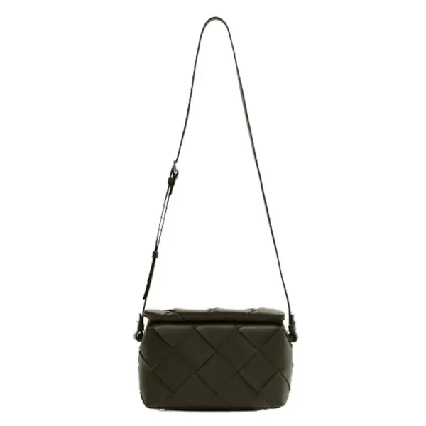 Écotorie Maude Dark Moss Woven Cross Body Bag