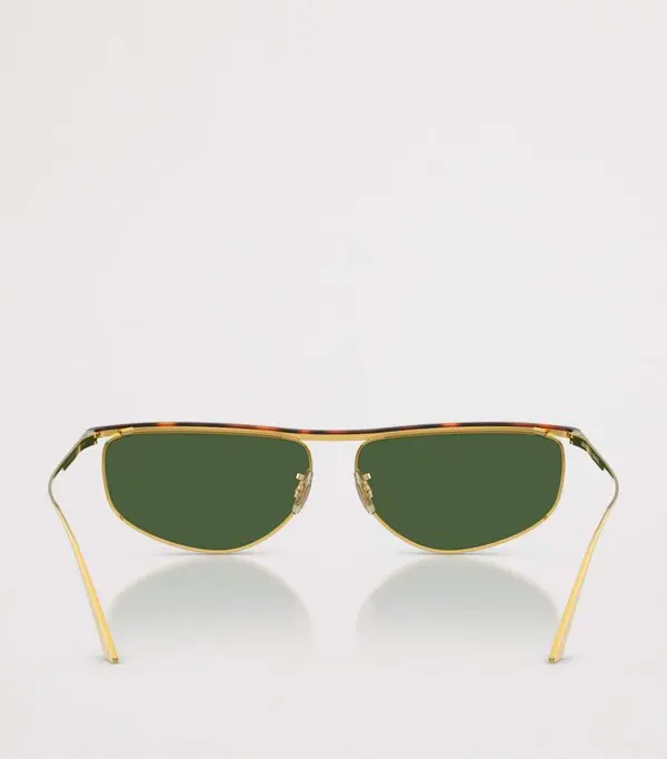 Oliver Spencer Steel 1986c Irregular Oval Sunglasses