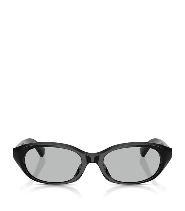 Burberry Acetate Oval Sunglasses