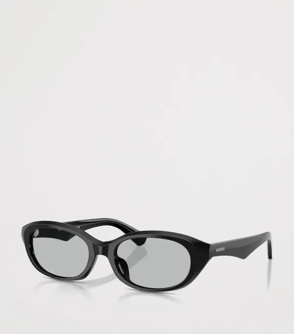 Burberry Acetate Oval Sunglasses