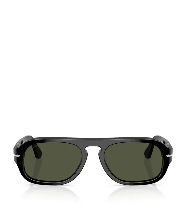 Persol Square Pilot Sunglasses - Black