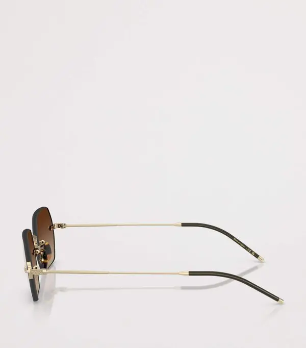 Oliver Spencer Titanium Tk-13 Octagonal Sunglasses
