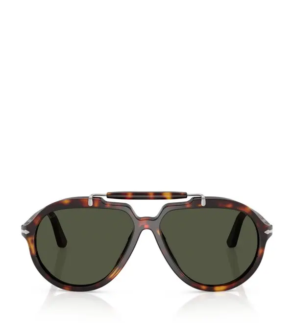 Persol Senna Series Pilot Sunglasses - Green
