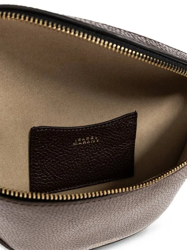 Isabel Marant Étoile Skano Hammered Leather Belt Bag With Studs