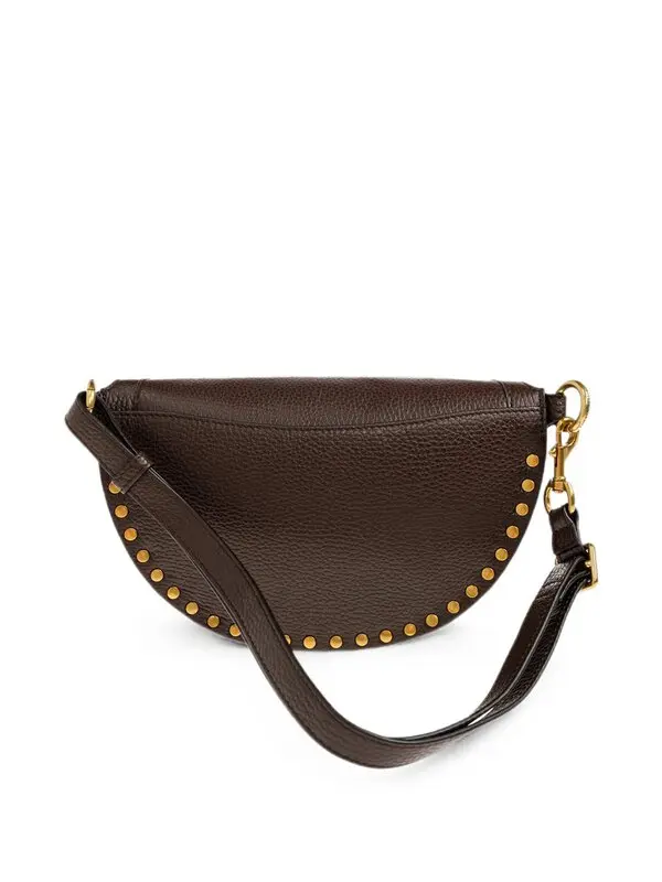 Isabel Marant Étoile Skano Hammered Leather Belt Bag With Studs