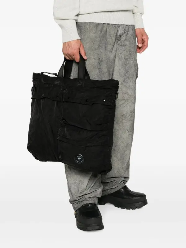 C.P. COMPANY Lens-detail Multi-pocket Tote Bag