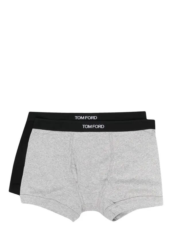 TOM FORD Set Of 2 Logo-waistband Cotton Boxer Briefs - Multicolor