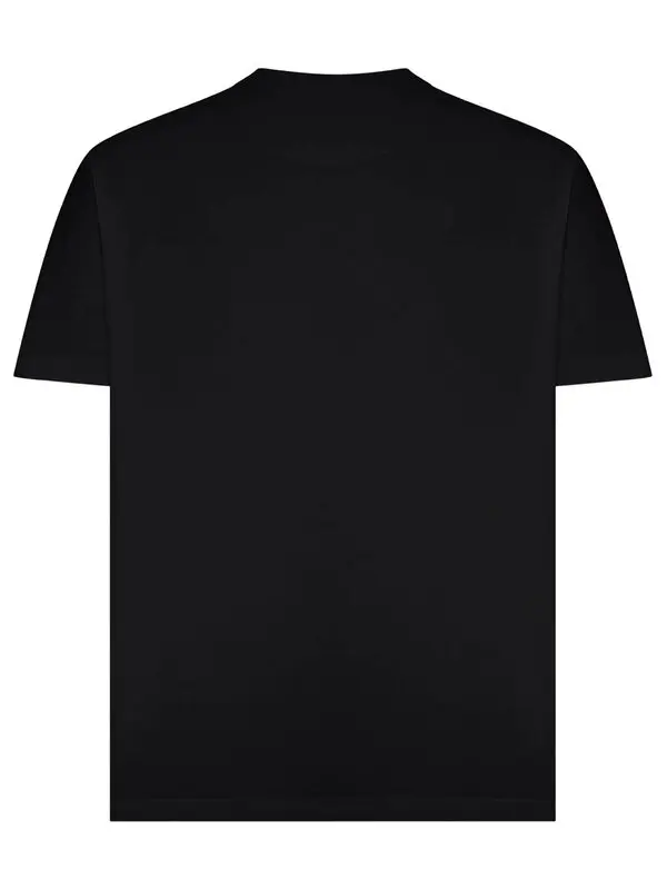 Etro Pegaso Embroidery Cotton T-shirt - Black