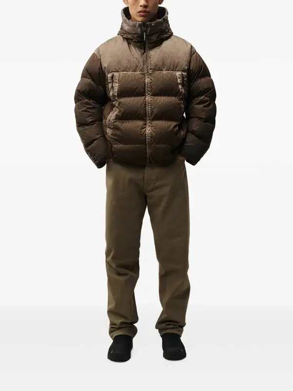 C.P. COMPANY Goggle-detail Quilted Medium Jacket