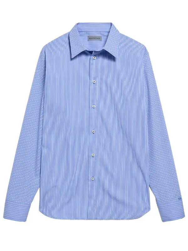 Balenciaga Striped Poplin Shirt
