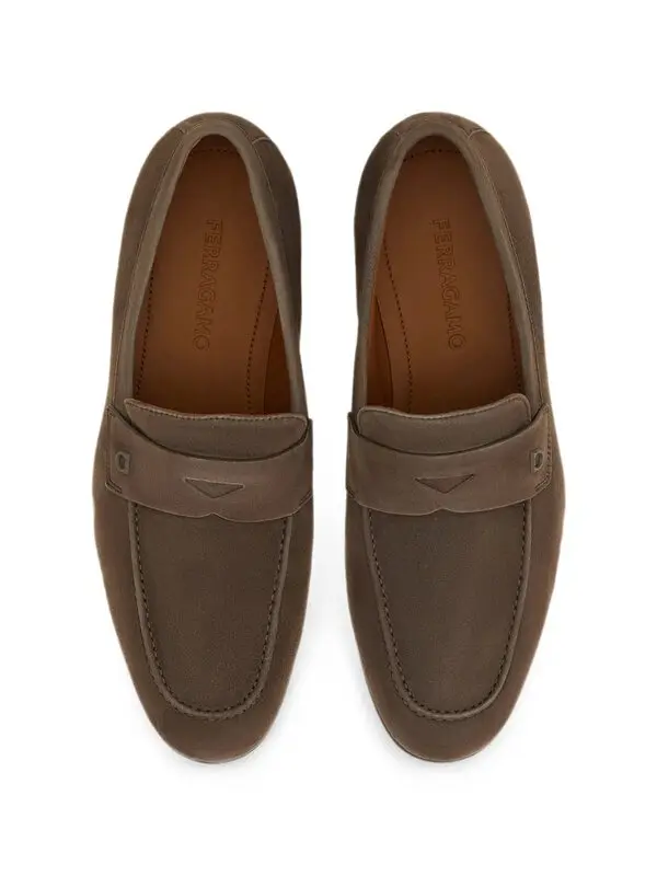 FERRAGAMO Tiberio Suede Loafer