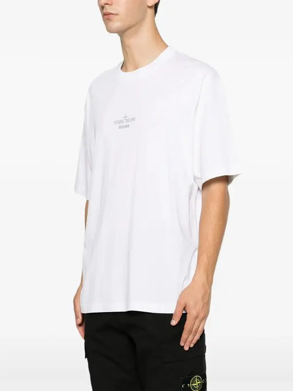 Stone Island Regular Fit T-shirt With `archivio` Print