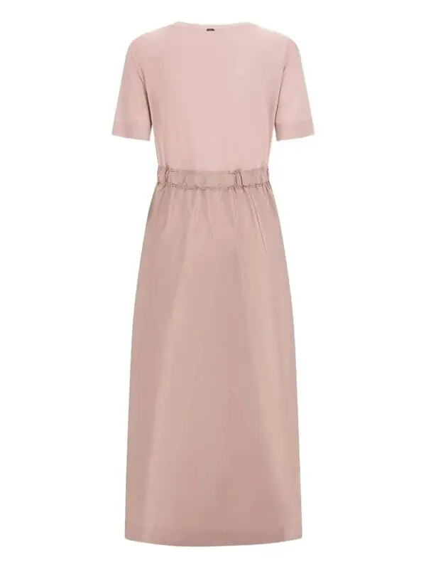 Herno Panelled Midi Dress - Multicolor