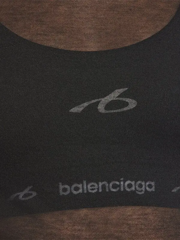 Balenciaga Techwear Bra Tank Top In Technical Fabric