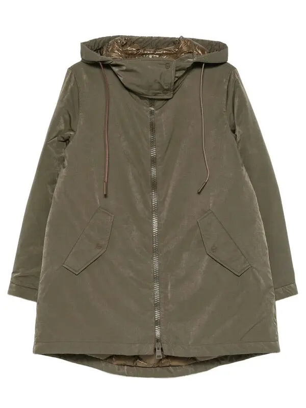 Herno Hooded Ripstop Parka - Green