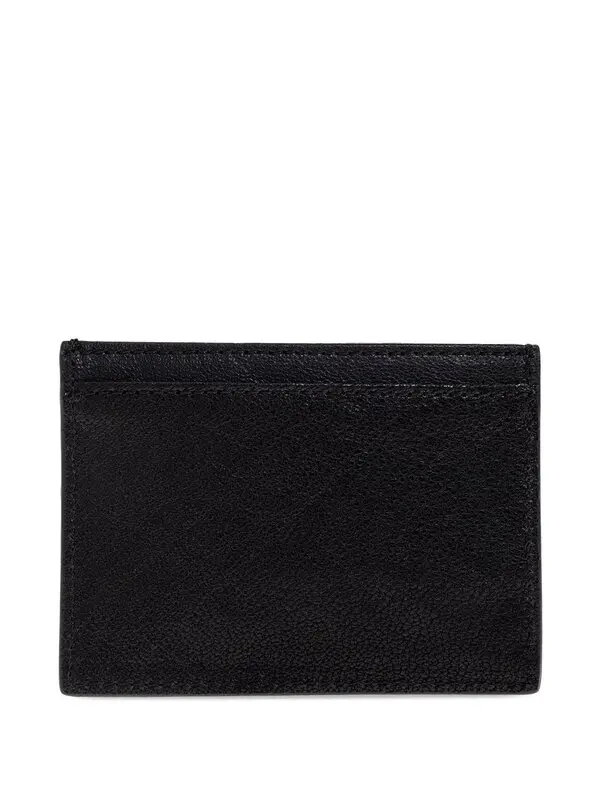 VIVIENNE WESTWOOD Flat Card Holder In Washed-look Leather