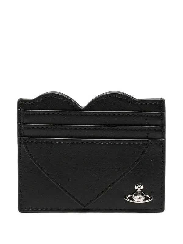 VIVIENNE WESTWOOD Heart Card Holder - Black