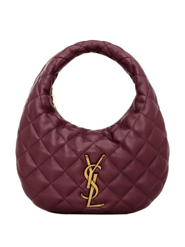 Saint Laurent Quilted Nappa Baby Icare Bag - Red