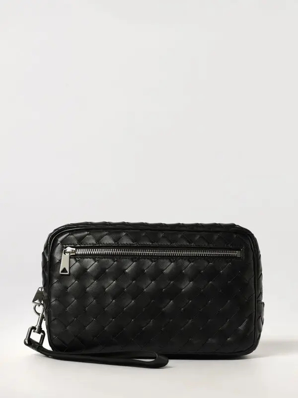 Bottega Veneta Calfskin Woven Bag - Black