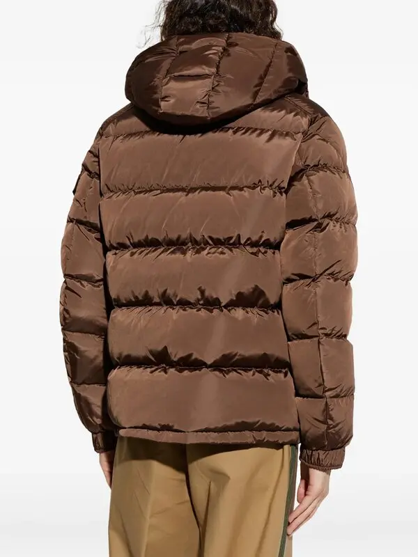 Moncler Maya Matte Short Down Jacket - Brown