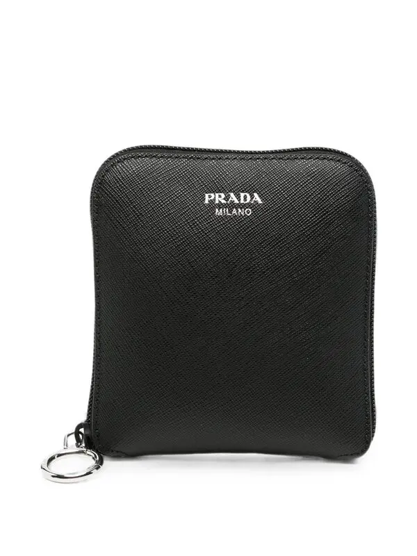 Prada Nylon Tote Bag With Saffiano Leather Case