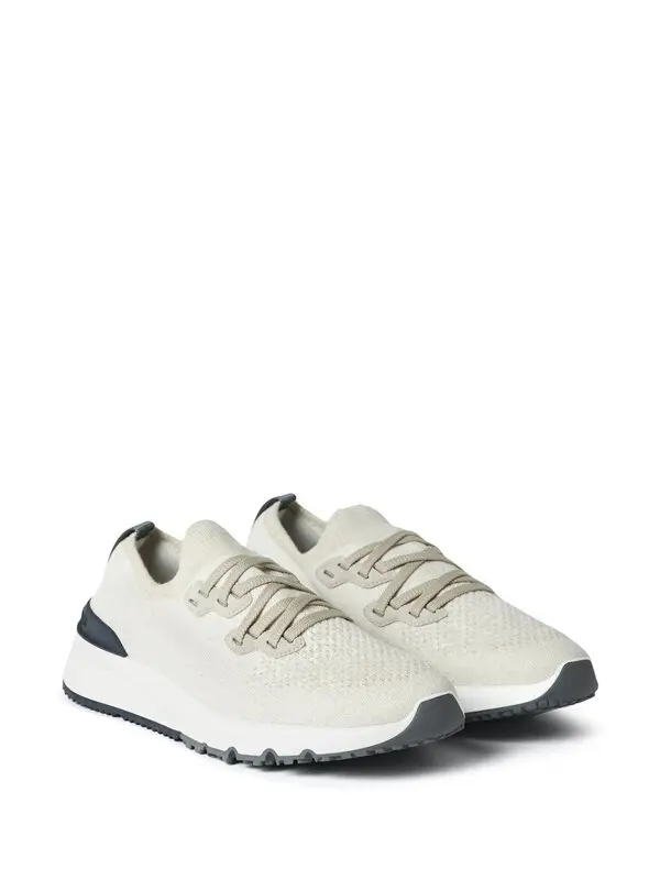 Brunello Cucinelli Cotton Chiné Knit Runners