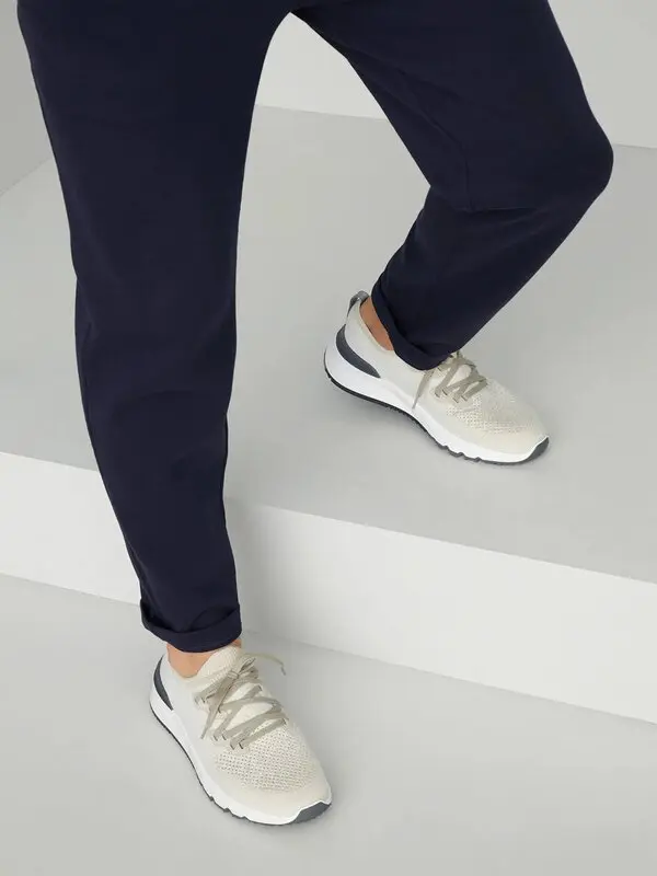 Brunello Cucinelli Cotton Chiné Knit Runners