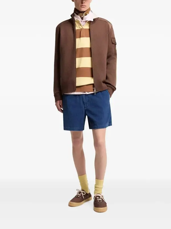 Moncler Padded Wool Zip-up Cardigan
