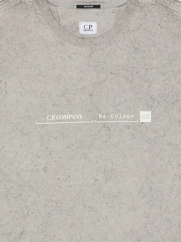 C.P. COMPANY Mercerized Jersey Logo-print T-shirt