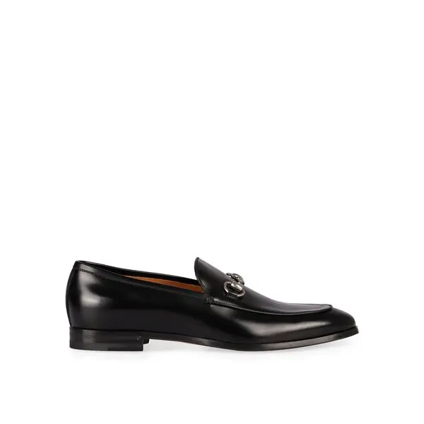 Gucci Horsebit Leather Loafers - Black
