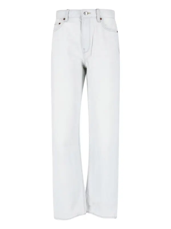 Calvin Klein High-waist Wide-leg Jeans - White