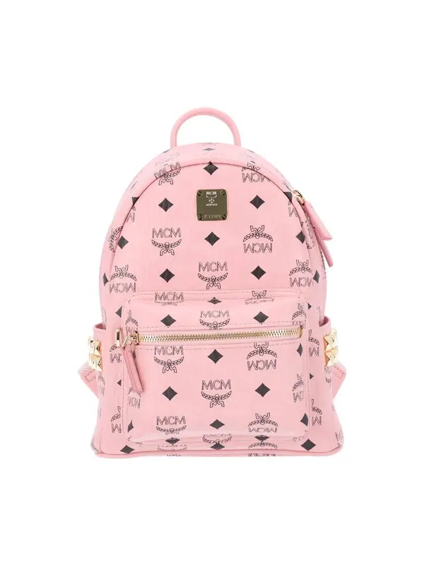 Mcm M-style Mini Leather Crossbody Bag - Pink