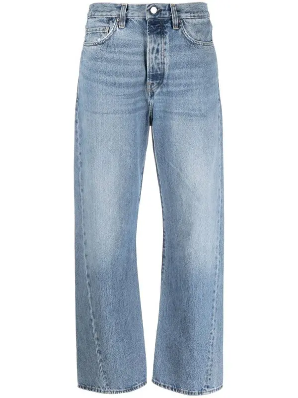 TOTEME Relaxed Five-pocket Jeans In Cotton Denim - Denim Blue