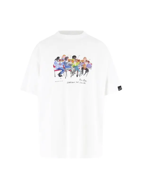 Martine Rose Timeless Minimalist T-shirt For Modern - White