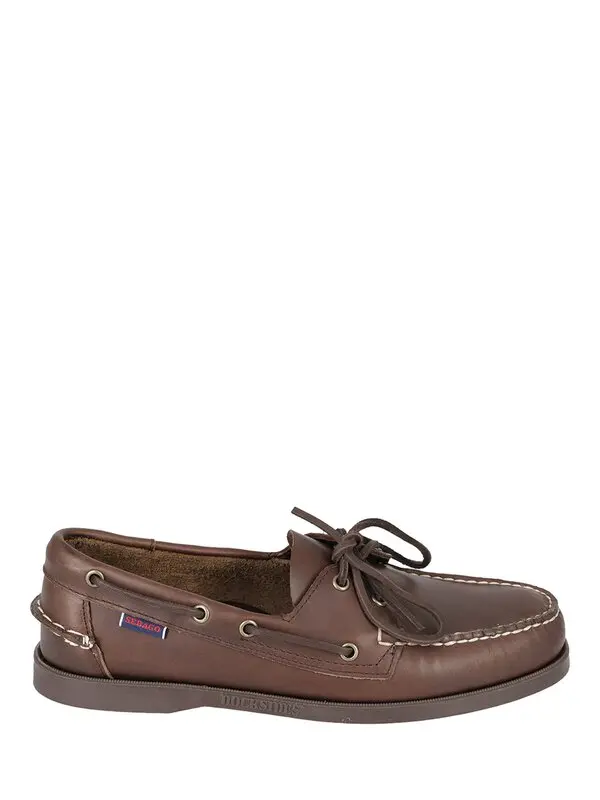 SEBAGO Classic Leather Flat Shoes For