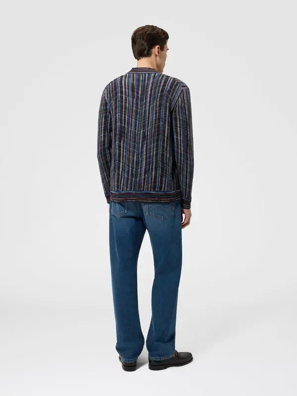 Missoni Wool And Viscose Cardigan With Side Pockets