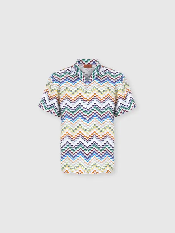 Missoni Short-sleeve Viscose Bowling Shirt