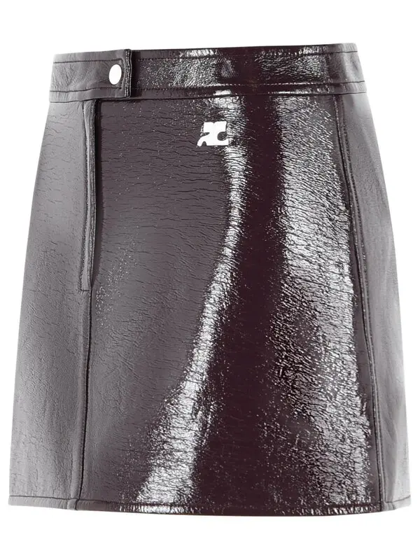 COURREGES Courrèges Vinyl Miniskirt - Multicolor