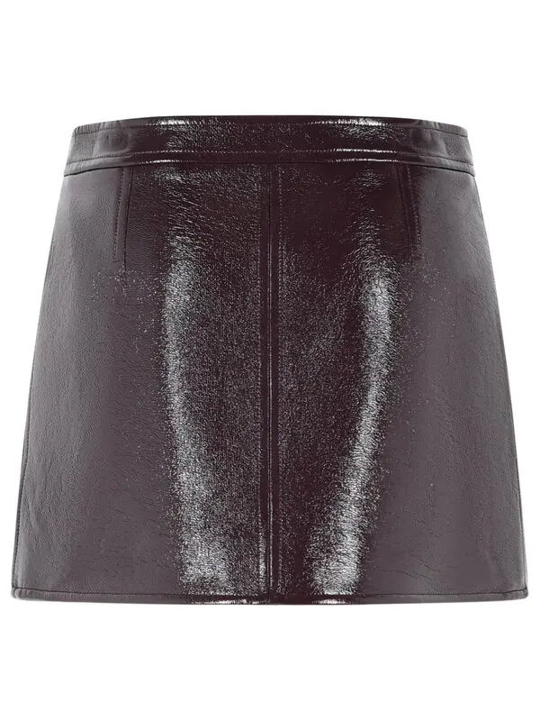 COURREGES Courrèges Vinyl Miniskirt - Multicolor